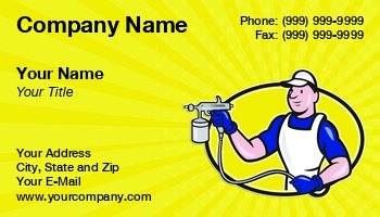 Powder Coating Business Cards