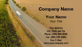 Truck Loader Business Cards
