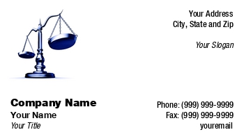 Judges Business Cards