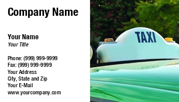 Cab Business Cards