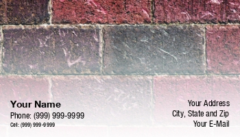 Brickmason Business Cards