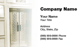 Elevator Installation and Repair Business Cards