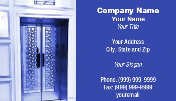 Elevator Installation and Repair Business Cards