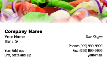 Salad Bars Business Cards