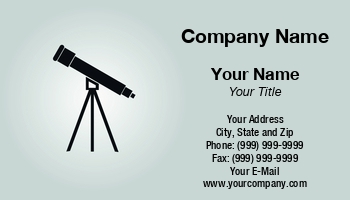 Astronomy Business Cards