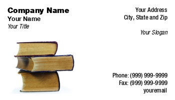 Antique Book Dealer Business Cards