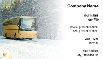 School Bus Business Cards