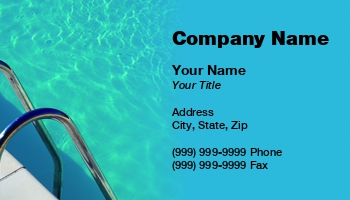 Pool Service Business Cards