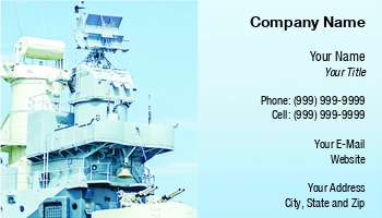 Navy Business Cards