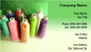 Textiles Business Cards