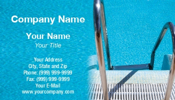 Pool Service Business Cards