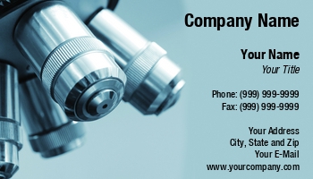 Medical Laboratory Business Cards