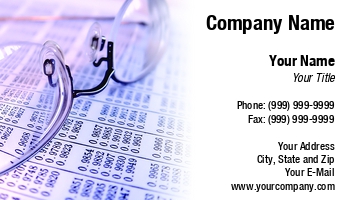 Commodity Broker Business Cards