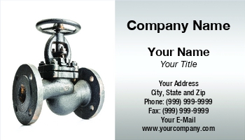 Pipefitter Business Cards