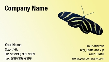 Butterfly Business Cards