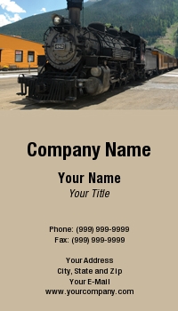 Trains Business Cards