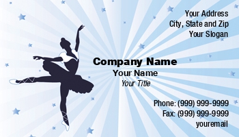 Ballet Business Cards