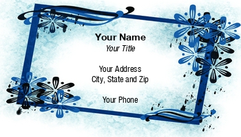 Frame Border Business Cards