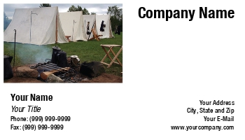 Camping Business Cards
