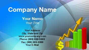 Financial Planning Business Cards