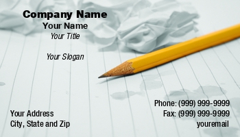 Reporters Business Cards