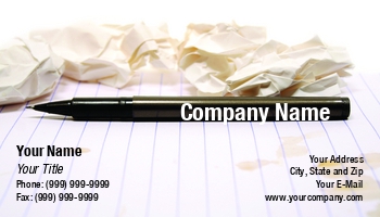 Editor Business Cards