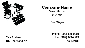 Freelance TV Producer Business Cards