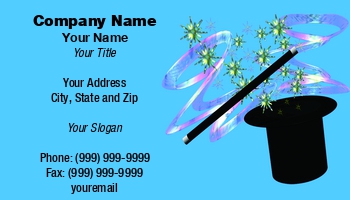Magician Business Cards