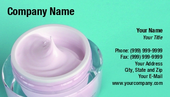 Skin Care Business Cards