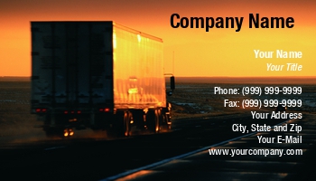 Trailer Business Cards