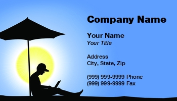 Beach Business Cards