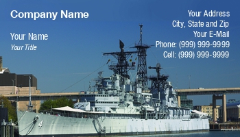 Naval Business Cards