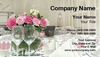 Banquet Hall Business Cards