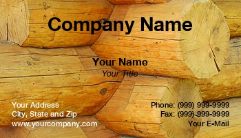Logging Business Cards