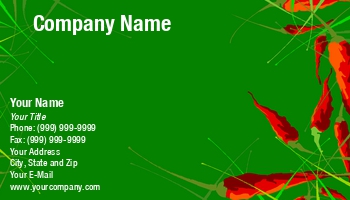 Spices Business Cards