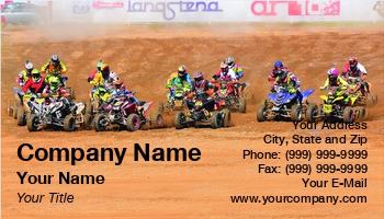 Motocross Business Cards