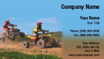 Motorsports Business Cards