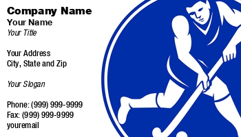 Hockey Business Cards