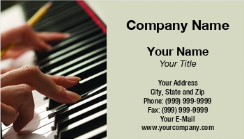 Computer Composer Business Cards