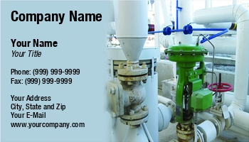 Refinery Operator Business Cards