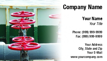 Refinery Operator Business Cards
