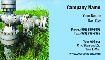 Oil and Gas Business Cards