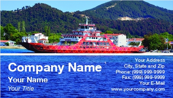 Ship Captain Business Cards