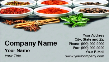 Spices Business Cards
