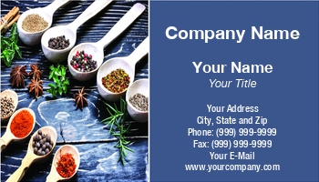 Spices Business Cards