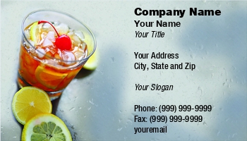 Cocktail Business Cards