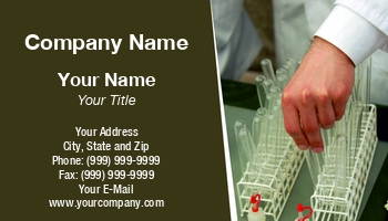 Medical Laboratory Business Cards
