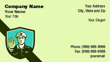 Homeland Security Business Cards