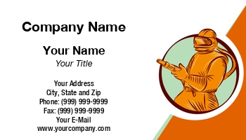 Sandblaster Business Cards