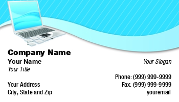 Computer Repairing Shop Visiting Card Design